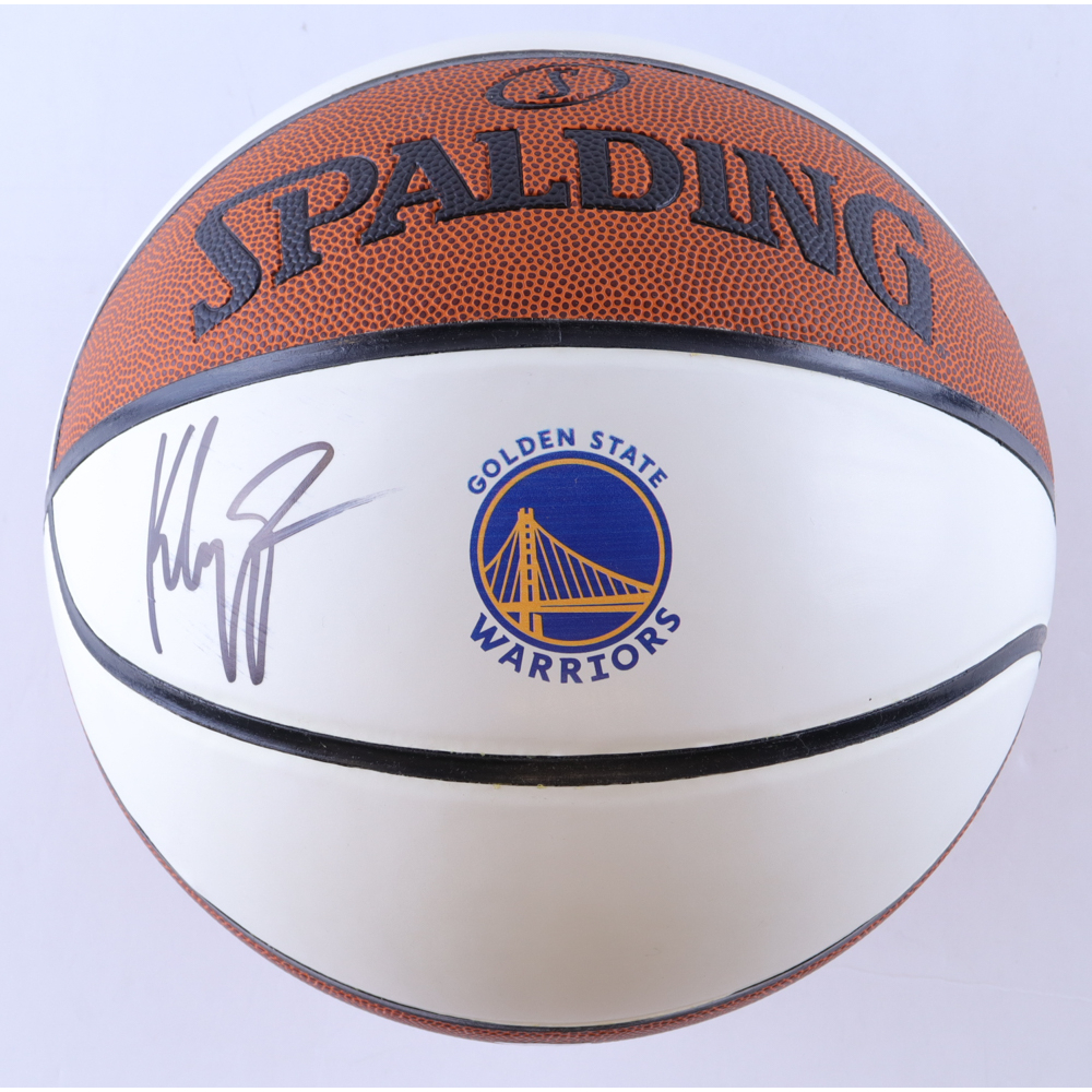 Klay Thompson Signed Warriors Logo Basketball (Fanatics) | Pristine Auction