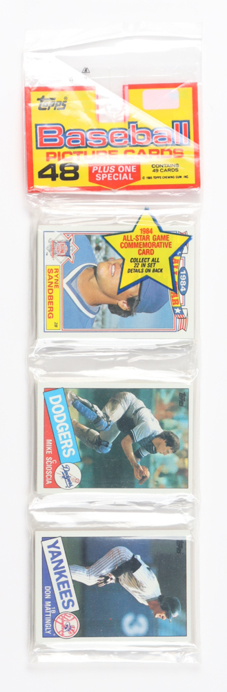 1985 Topps Baseball Picture Cards Rack Pack with (49) Cards | Pristine ...