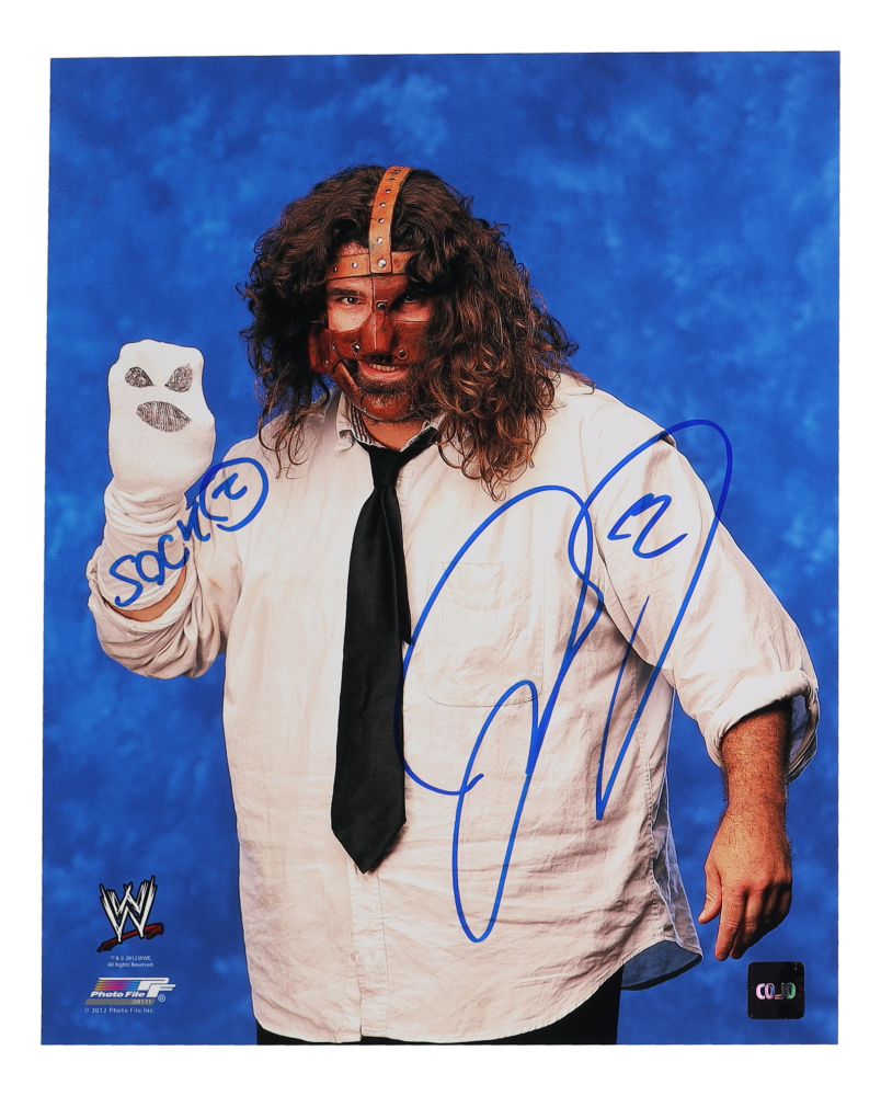 Mick Foley Signed WWE 8x10 Photo Inscribed "Socko" (COJO) | Pristine Auction