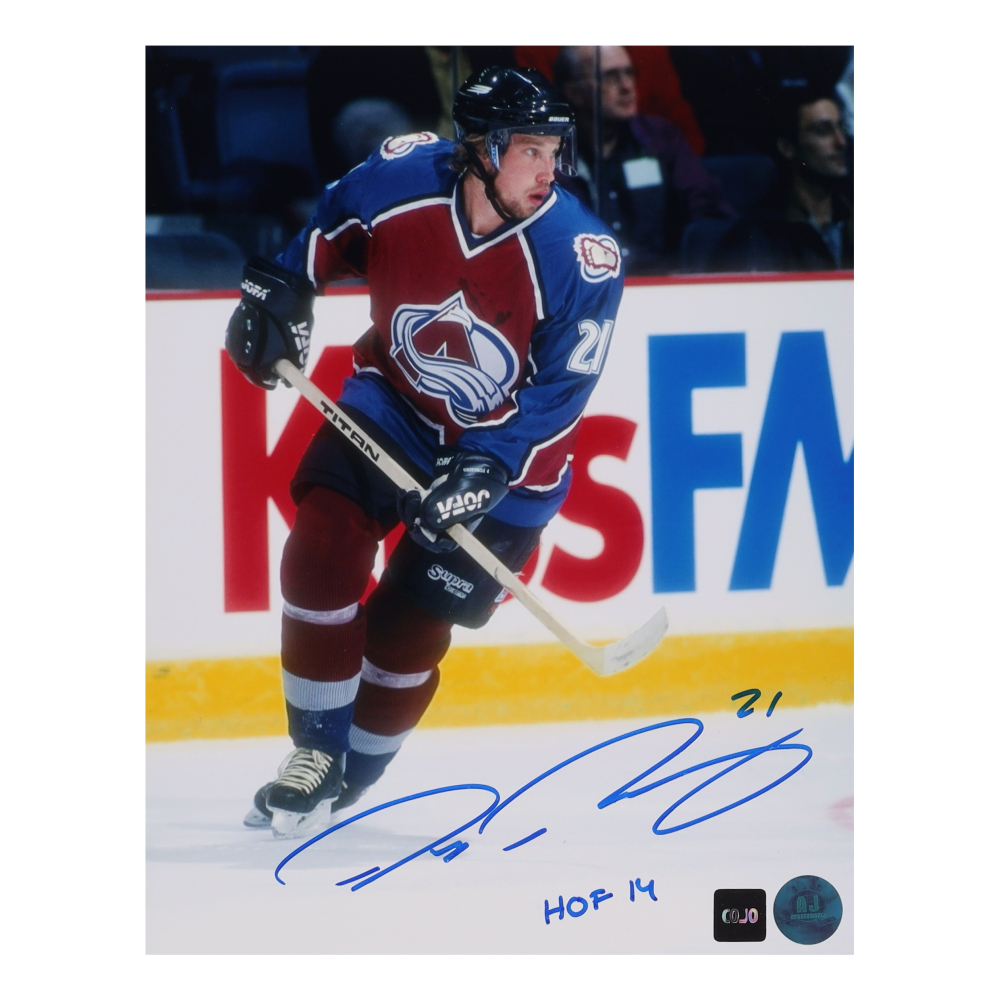 Peter Forsberg Signed "Avalanche" 8x10 Photo Inscribed "HOF 14" (COJO ...