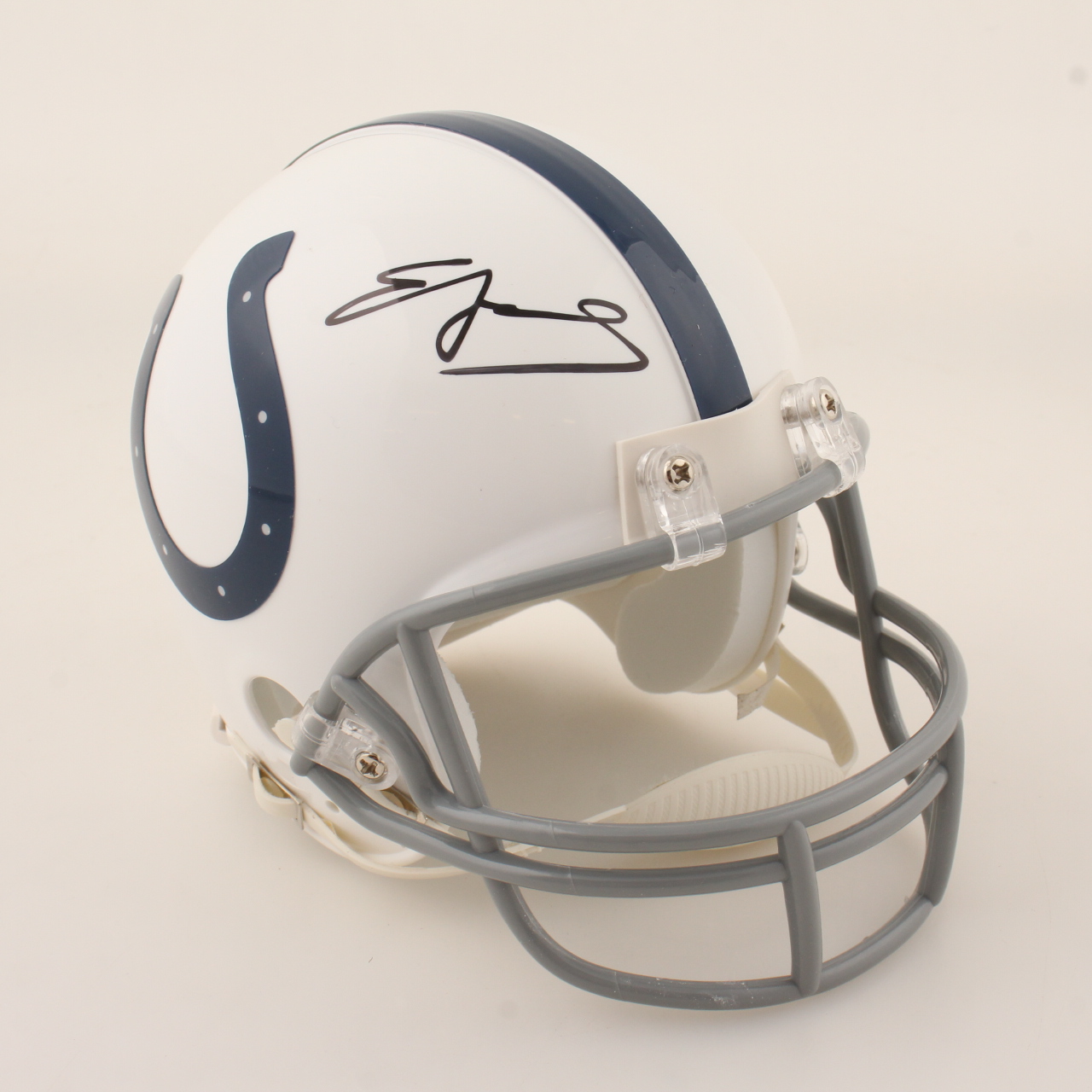 Edgerrin James Signed Colts Mini Helmet (JSA) | Pristine Auction