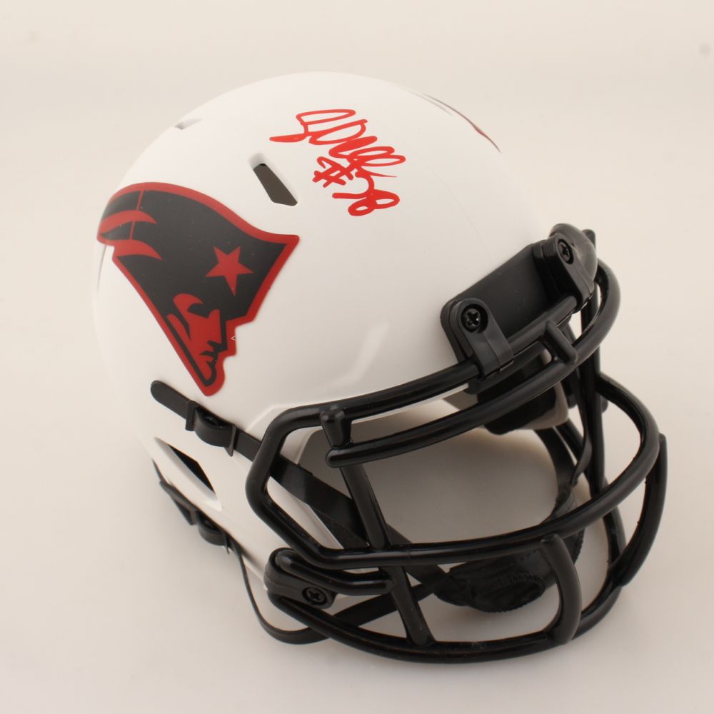 Corey Dillon Signed Patriots Lunar Eclipse Alternate Speed Mini Helmet ...