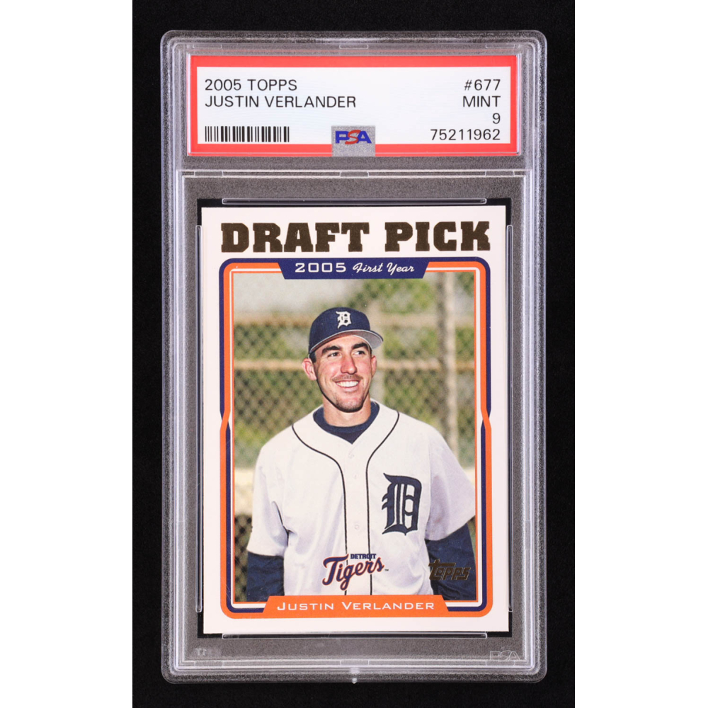 Justin Verlander 2005 Topps #677 FY RC (PSA 9) | Pristine Auction