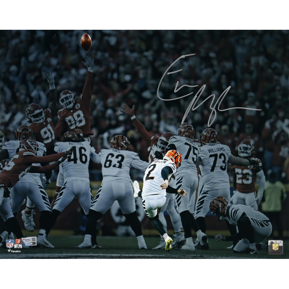 Evan McPherson Signed Bengals 16x20 Photo (Fanatics) | Pristine Auction