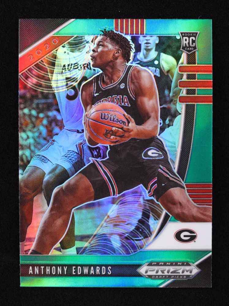 Anthony Edwards 2020-21 Panini Prizm Draft Picks Prizms Green #1 RC ...