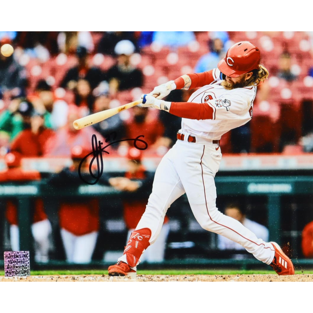 Jake Fraley Signed Reds 8x10 Photo (Playball Ink) | Pristine Auction