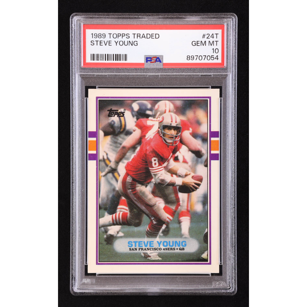 Steve Young 1989 Topps Traded #24T (PSA 10) | Pristine Auction