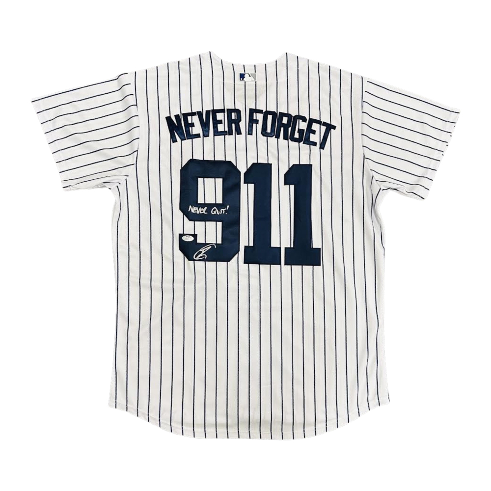 Robert O'Neill Signed "Never Forget" 9/11 Tribute Jersey Inscribed ...