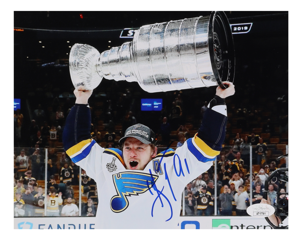 Vladimir Tarasenko Signed Blues 8x10 Photo (JSA) | Pristine Auction
