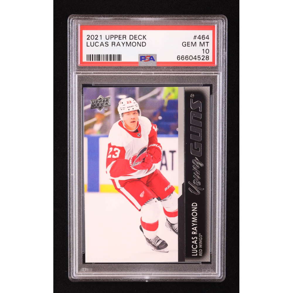 Lucas Raymond 2021-22 Upper Deck #464 YG RC (PSA 10) | Pristine Auction