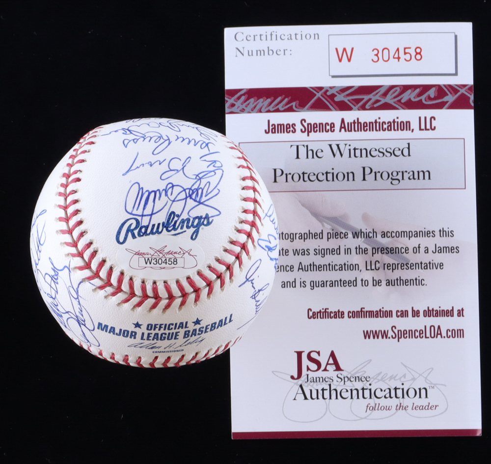 No-Hit Pitchers | OML Baseball Signed by (25) with Nolan Ryan, Bob ...