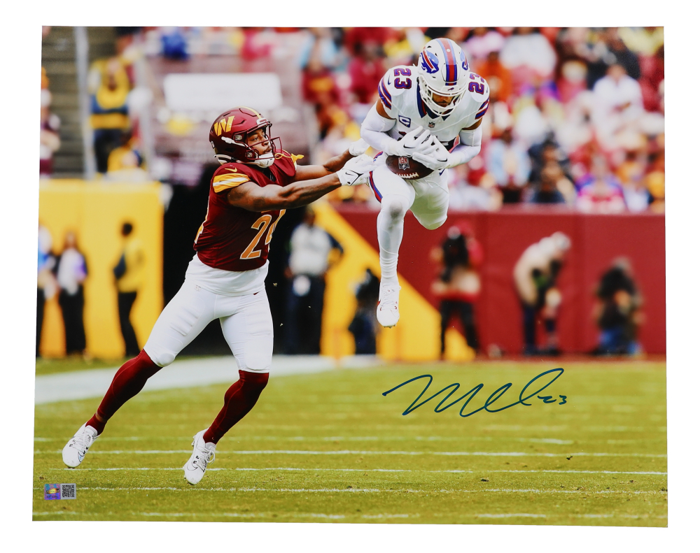 Micah Hyde Signed Bills 16x20 Photo (TSE) | Pristine Auction