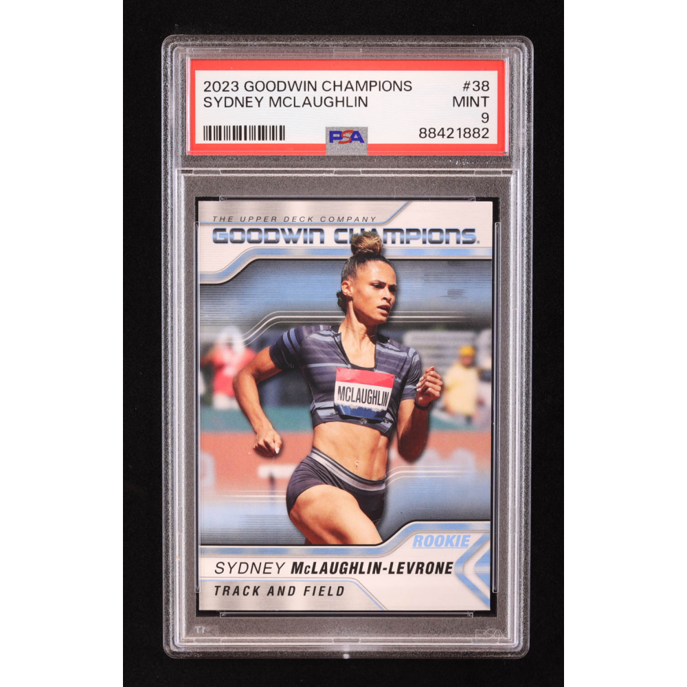 Sydney McLaughlin-Levrone 2023 Upper Deck Goodwin Champions #38 RC (PSA ...