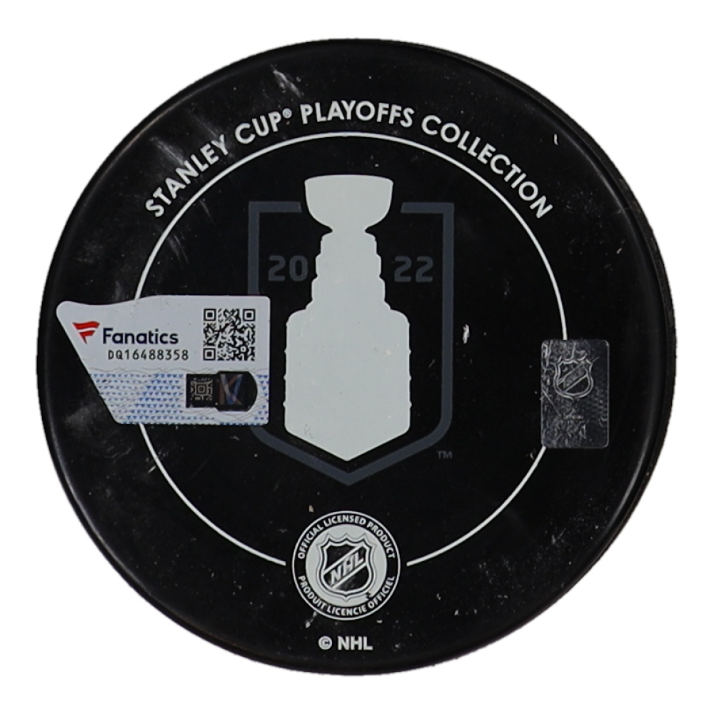 Alex Newhook Signed 2022 Stanley Cup Champions Hockey Puck (Fanatics ...