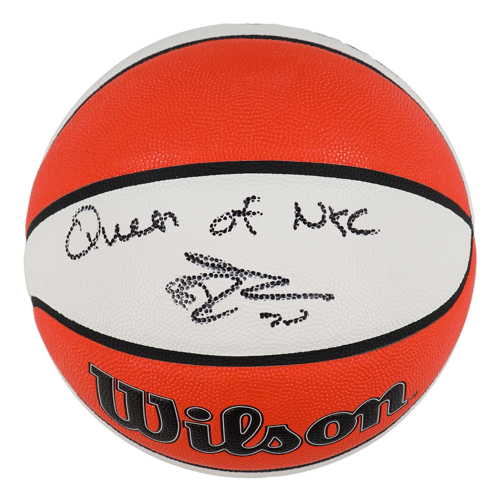 Sabrina Ionescu Signed WNBA Basketball Inscribed "Queen Of NYC" (JSA ...