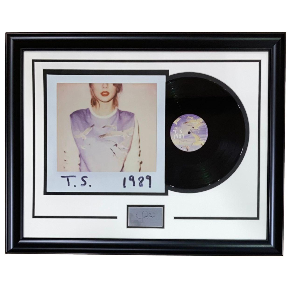 Taylor Swift "1989" Custom Framed Vinyl Record Album Cover with Laser ...