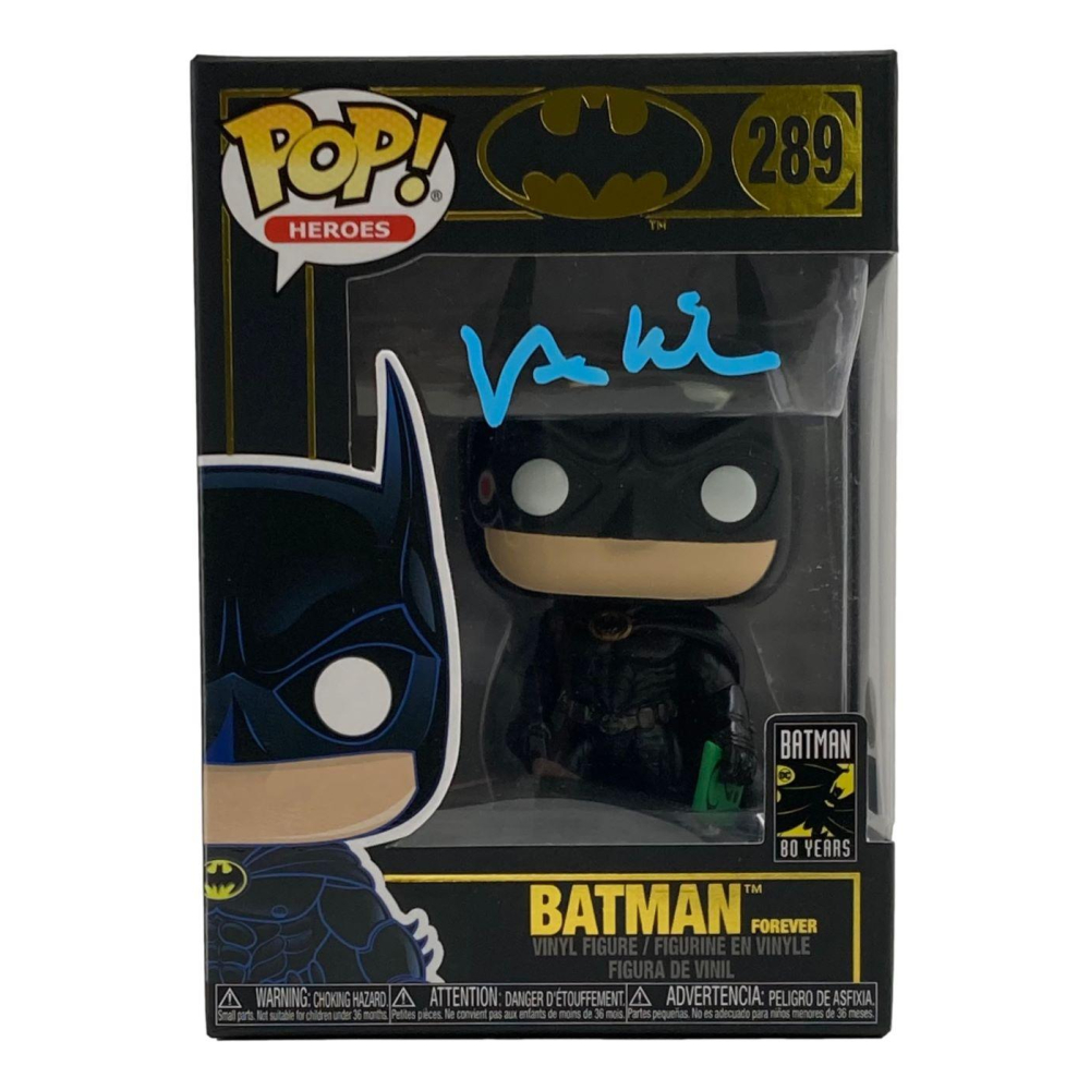 Val Kilmer Signed "Batman" #289 Batman Forever Funko Pop! Vinyl Figure ...