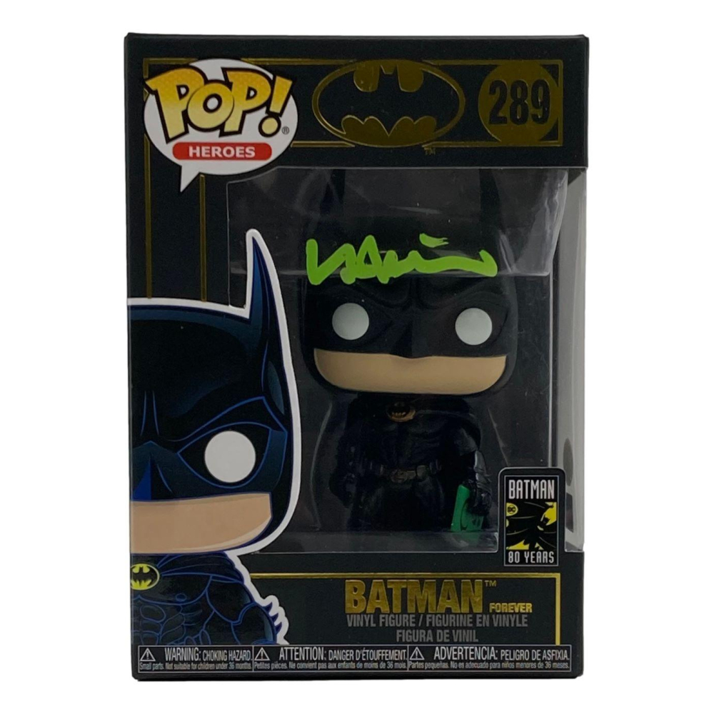 Val Kilmer Signed "Batman" #289 Batman Forever Funko Pop! Vinyl Figure ...