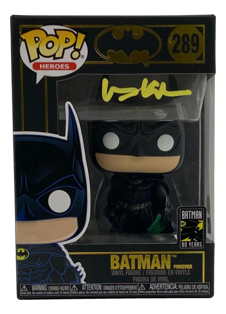 Val Kilmer Signed "Batman" #289 Batman Forever Funko Pop! Vinyl Figure ...