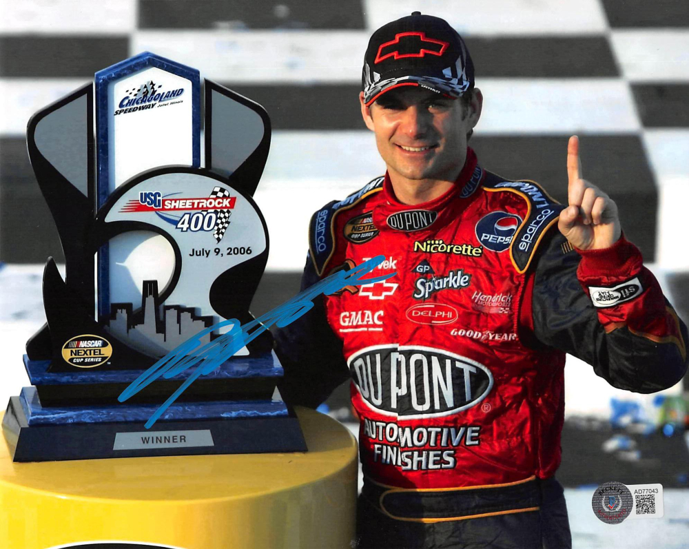 Jeff Gordon Signed NASCAR 8x10 Photo (Beckett) | Pristine Auction