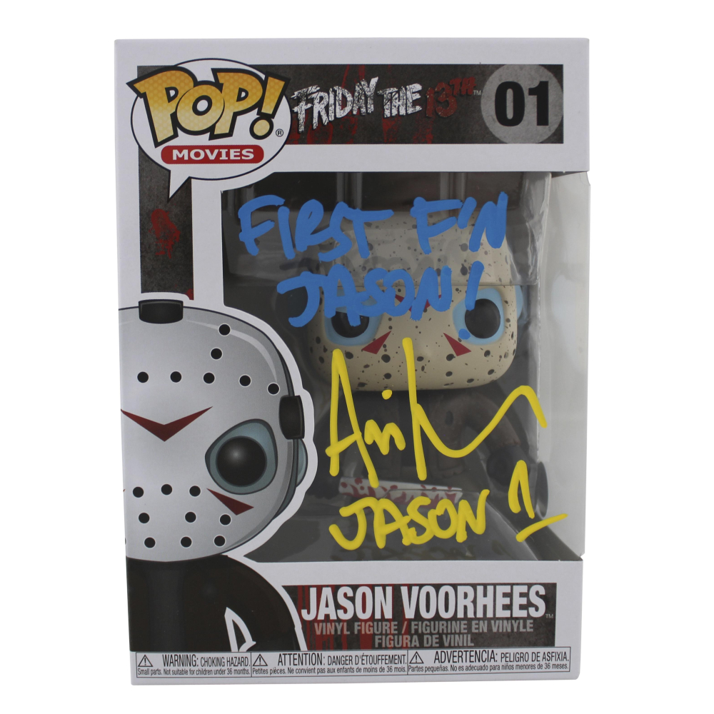 Ari Lehman Signed "Friday the 13th" #01 Jason Voorhees Funko Pop! Vinyl ...