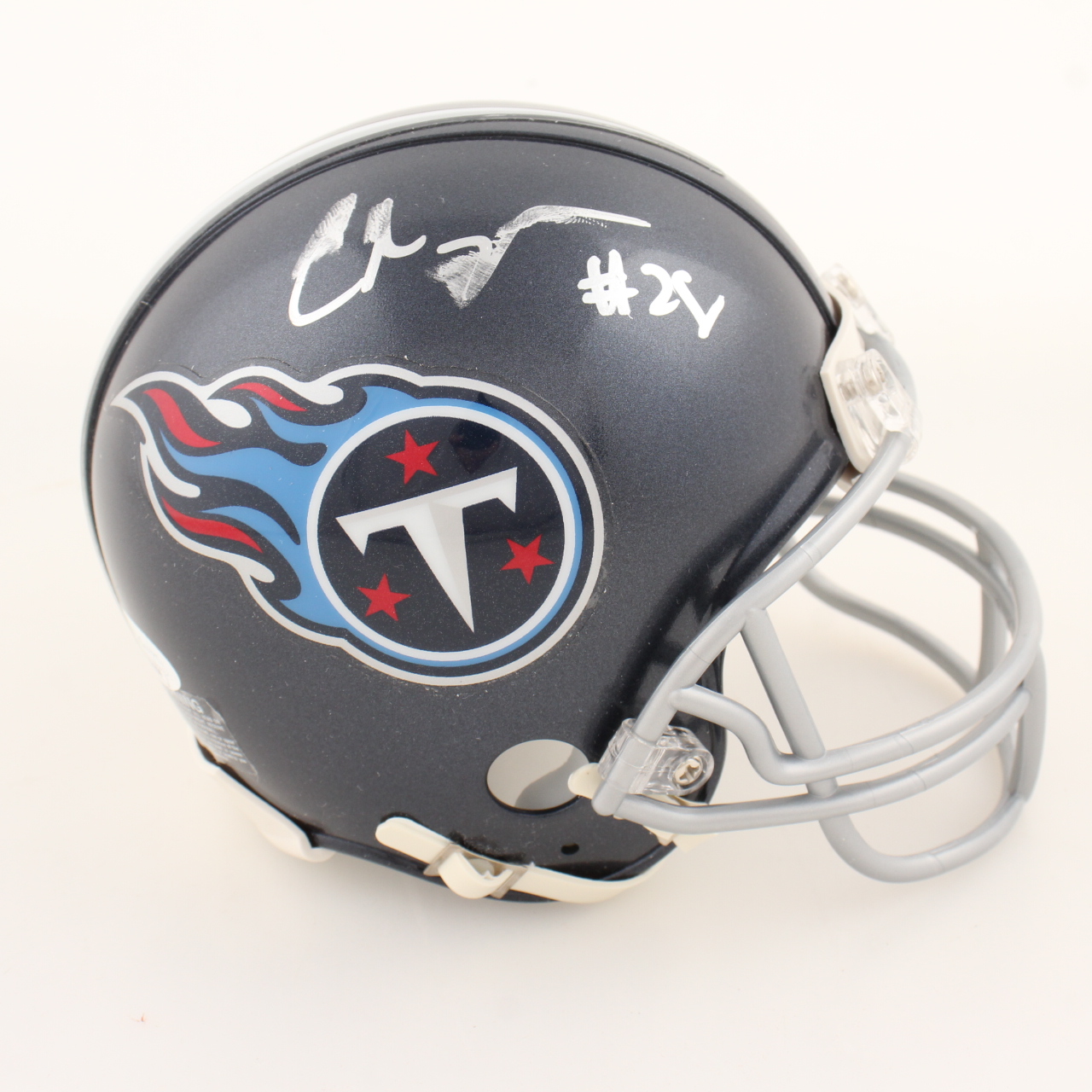 Chris Johnson Signed Titans Mini Helmet (JSA) | Pristine Auction