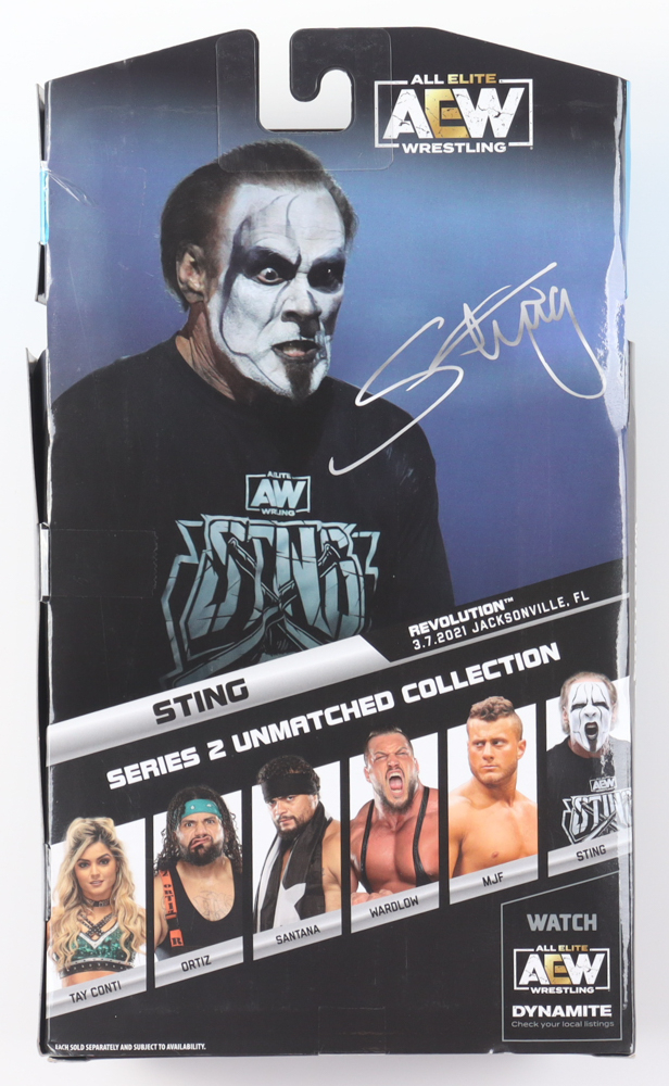Sting Signed AEW Wrestling Luminaries Collection Action Figure (JSA) | Pristine Auction