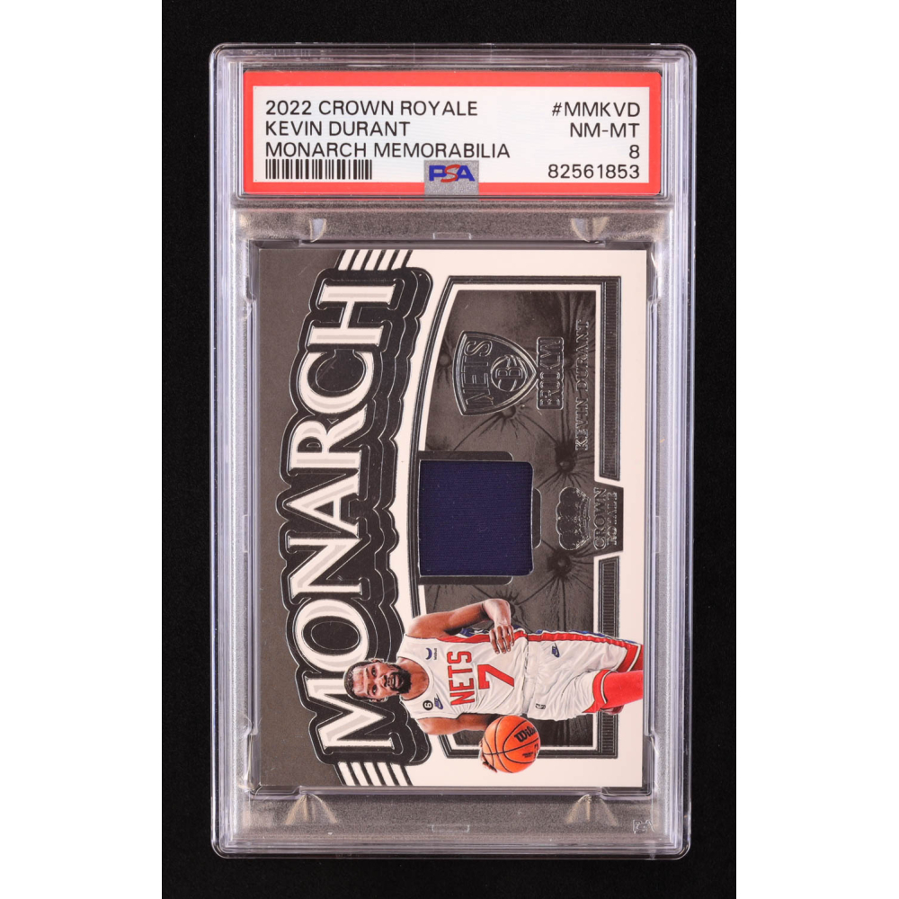 Kevin Durant 2022-23 Crown Royale Monarch Memorabilia #3 (PSA 8 ...