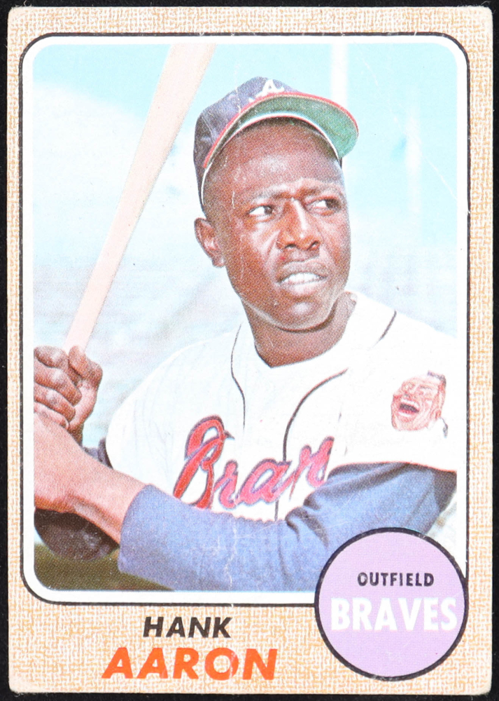 Hank Aaron 1968 Topps #110 | Pristine Auction