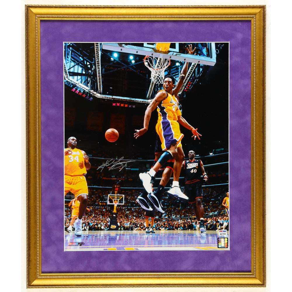 Kobe Bryant Signed Lakers Custom Framed Photo (PSA) | Pristine Auction