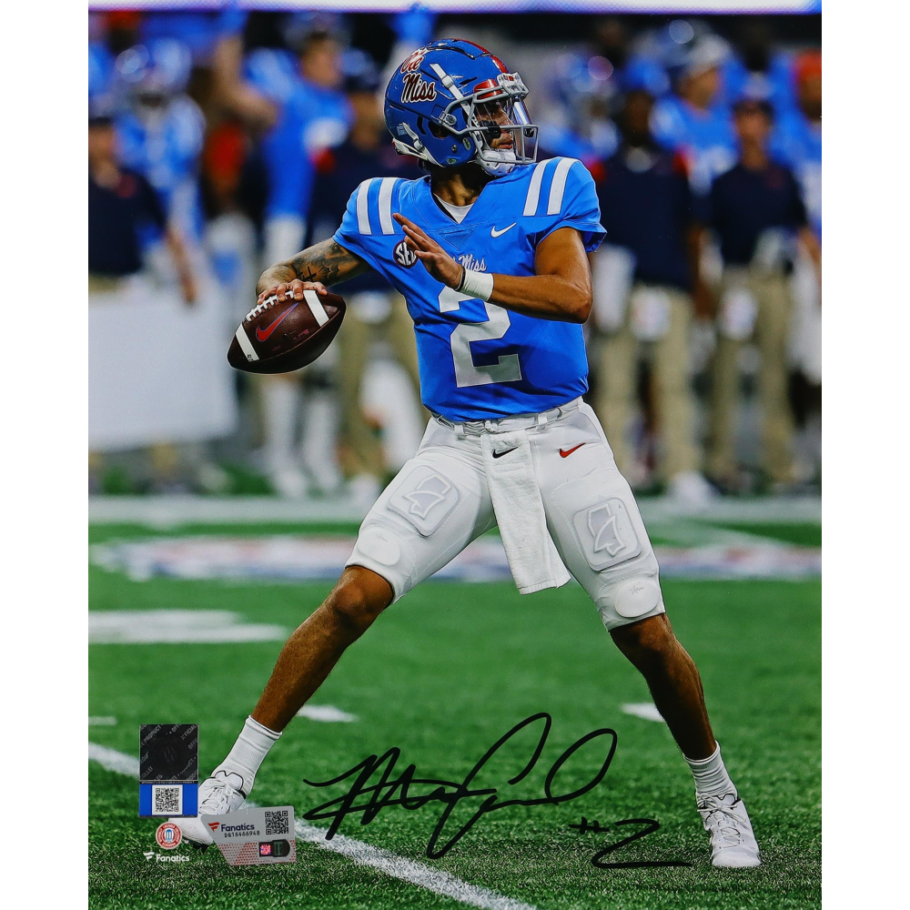 Matt Corral Signed 8x10 Photo (Fanatics) | Pristine Auction