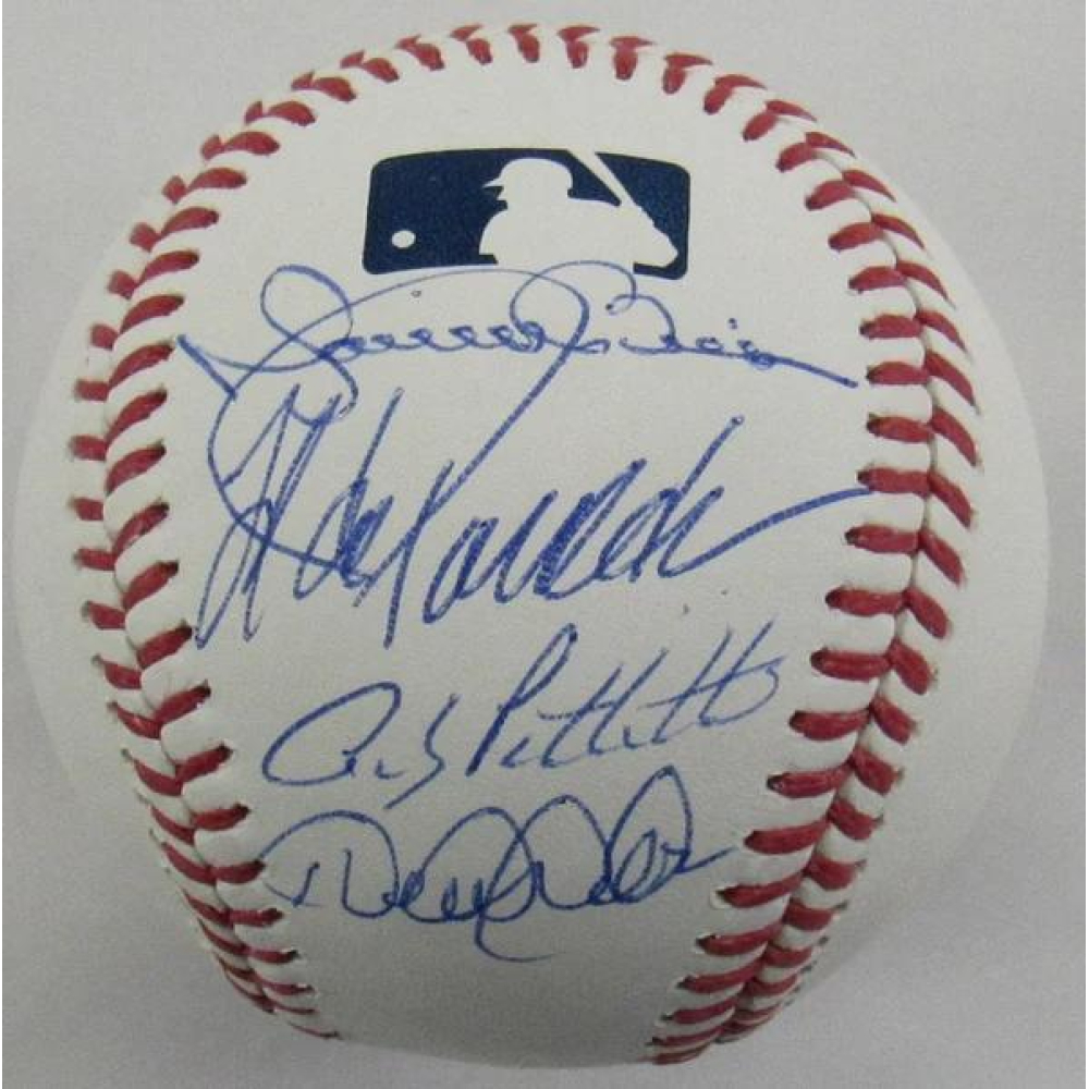 Multi-Signed OML Baseball with (4) Signatures Including Derek Jeter ...