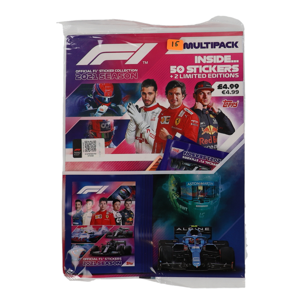 2021 Topps F1 Stickers Multipack with (52) Stickers | Pristine Auction