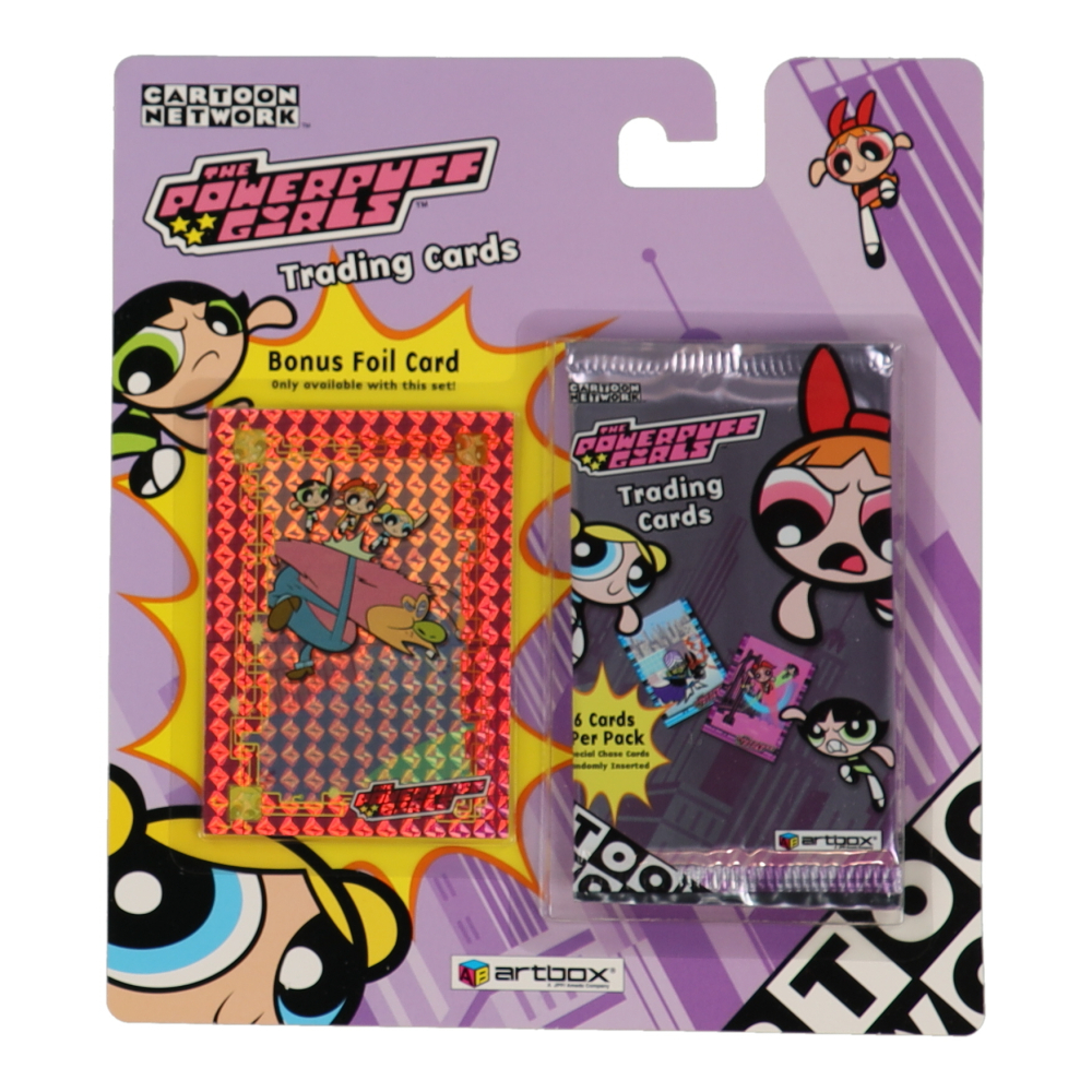 2000 ArtBox The Powerpuff Girls Rack Box with (2) Packs & Bonus Foil ...
