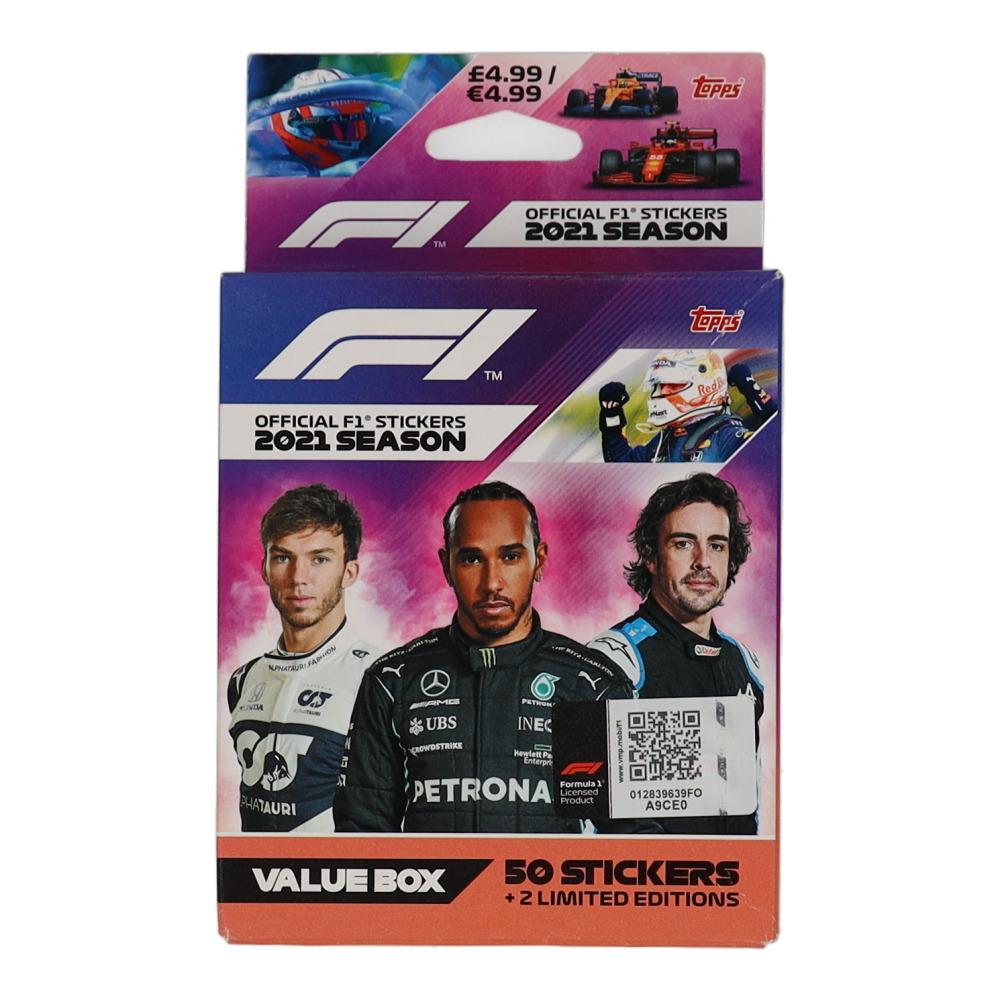 2021 Topps F1 Stickers Value Box with (52) Stickers | Pristine Auction