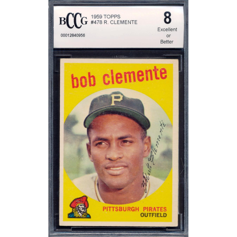 Roberto Clemente 1959 Topps #478 (BCCG 8) | Pristine Auction