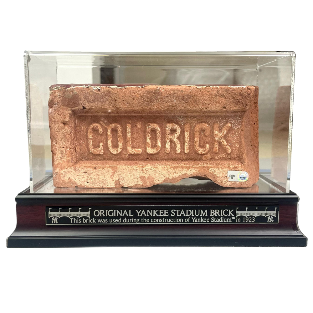 Original Yankee Stadium Authentic Goldrick Brick with Display Case (MLB ...