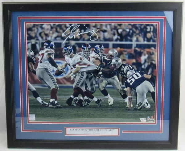 Eli Manning Signed Giants Custom Framed Photo (Fanatics) | Pristine Auction