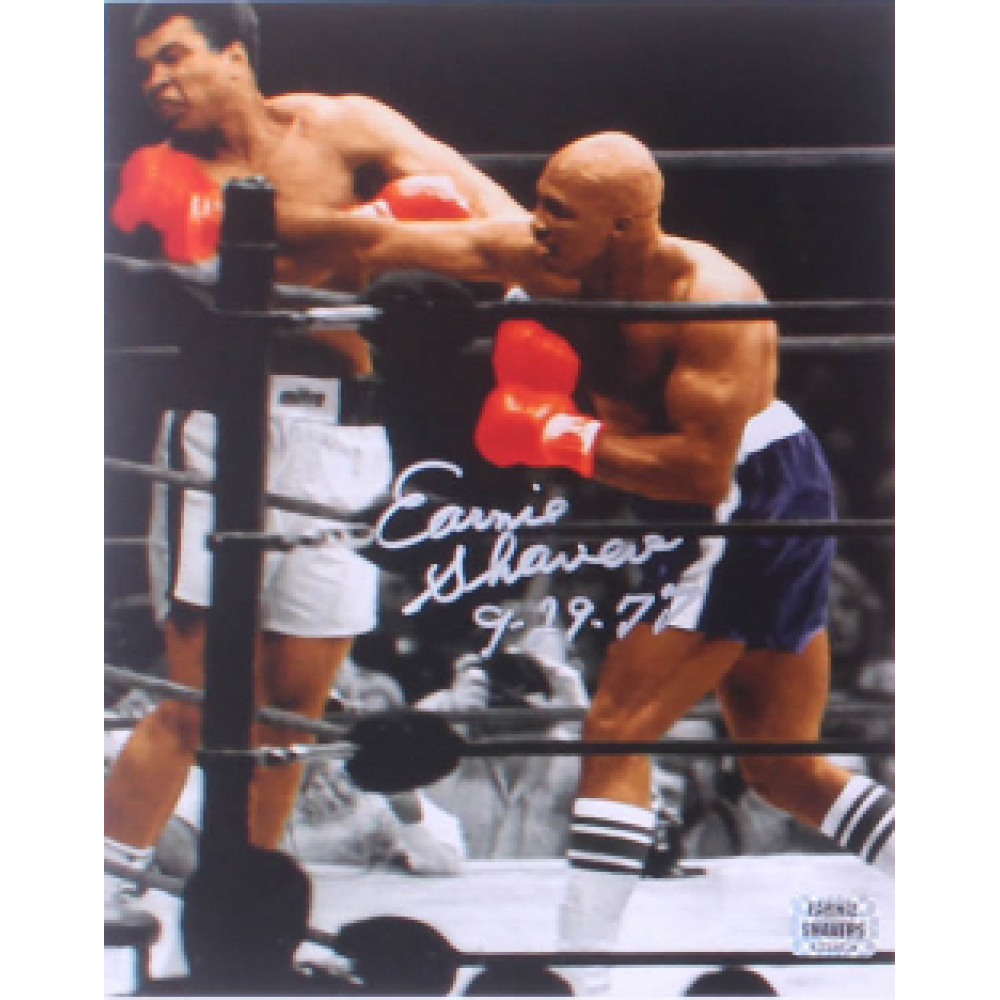 Earnie Shavers Signed 8x10 Photo Inscribed "9-29-77" (Shavers ...