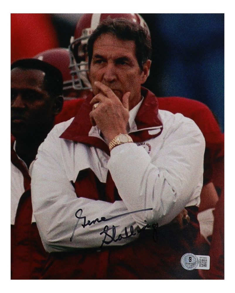 Gene Stallings Signed Alabama Crimson Tide 8x10 Photo (Beckett ...