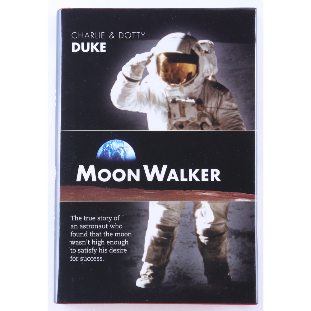 Charles Duke Signed "MoonWalker" Hardcover Book (AIV) | Pristine Auction