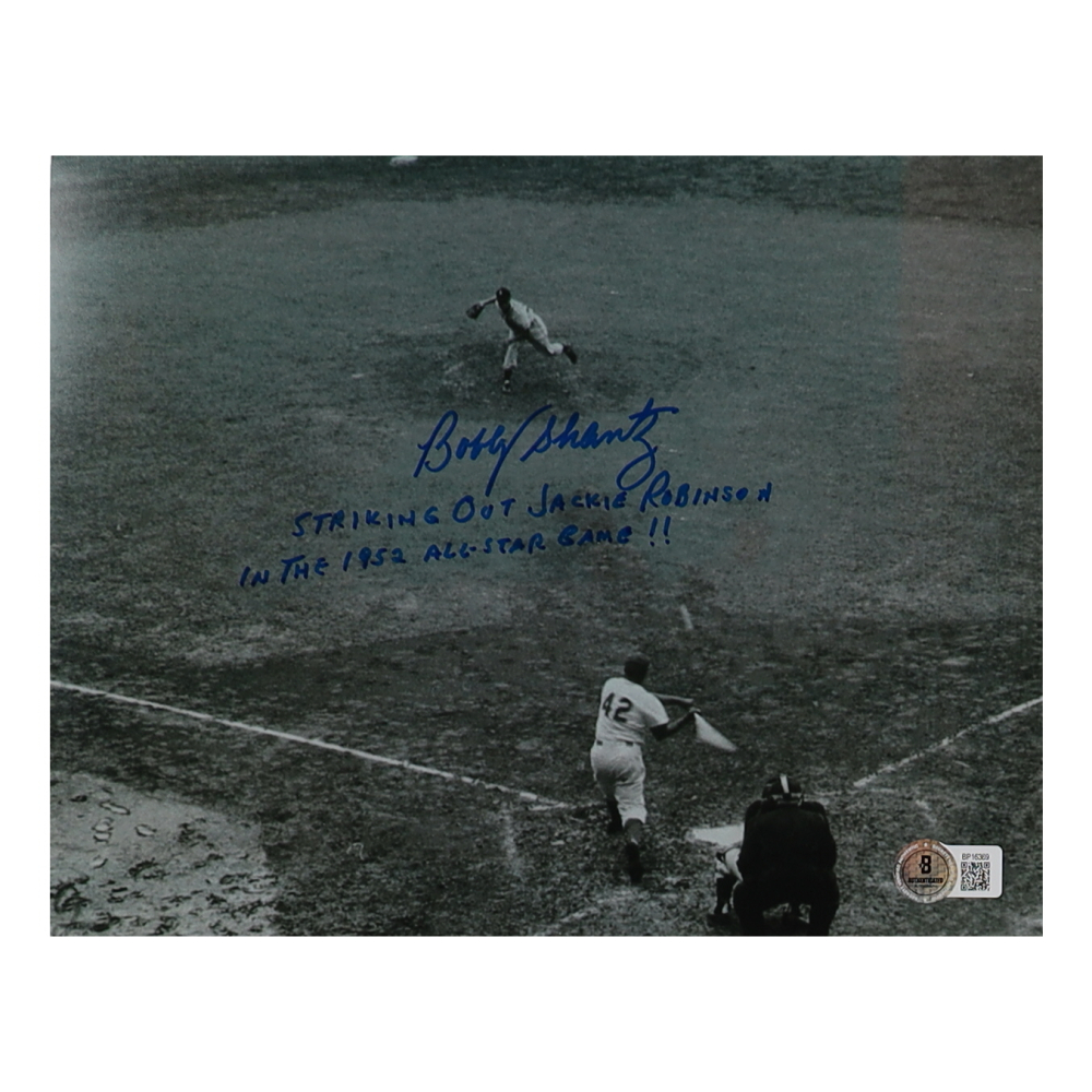 Bobby Shantz Signed All-Star Game 8x10 Photo Inscribed "Striking Out ...