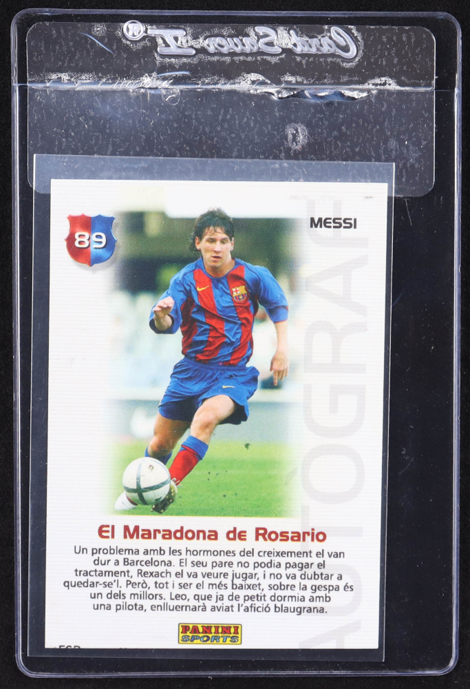 Lionel Messi 2004-05 Panini Barca Campeon Spanish #89 RC | Pristine Auction