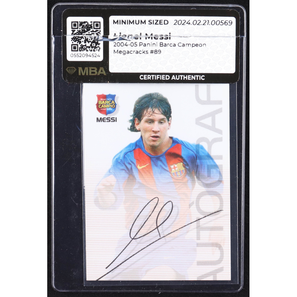 Lionel Messi 2004-05 Panini Barca Campeon Spanish #89 RC | Pristine Auction