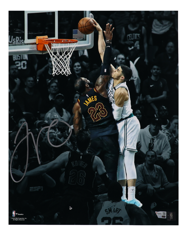 Jayson Tatum Signed Celtics 16x20 Photo (Fanatics) | Pristine Auction