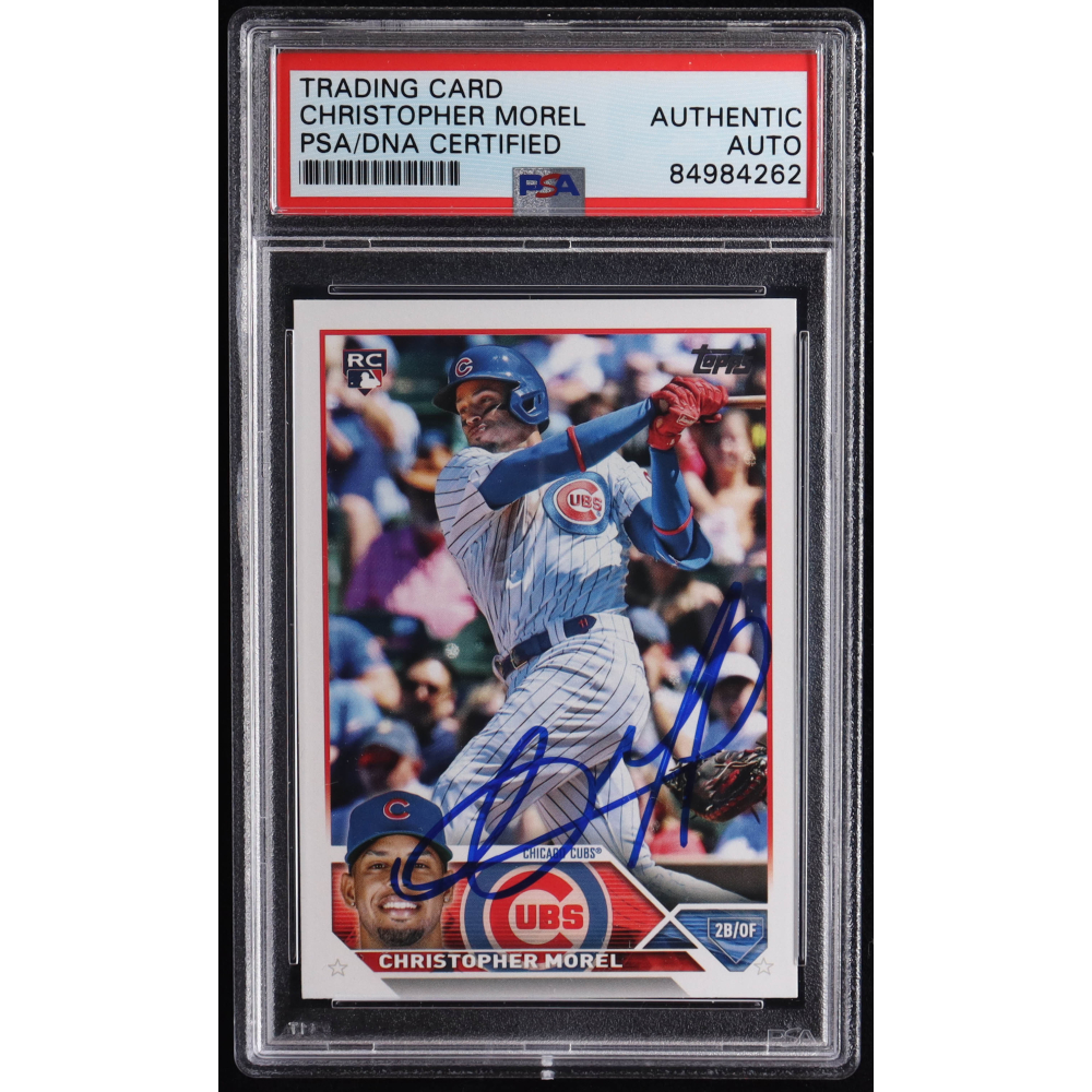 Christopher Morel Signed 2023 Topps #308 RC (PSA) | Pristine Auction