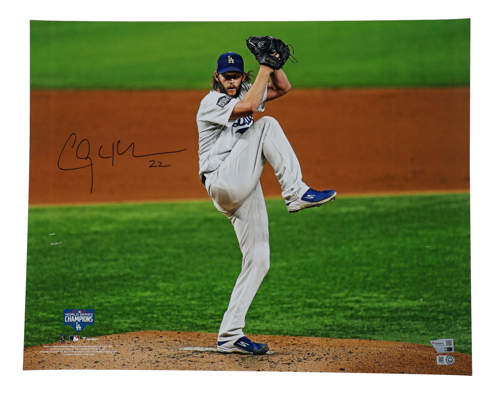 Clayton Kershaw Signed Dodgers 16x20 Photo (MLB & Fanatics) | Pristine Auction