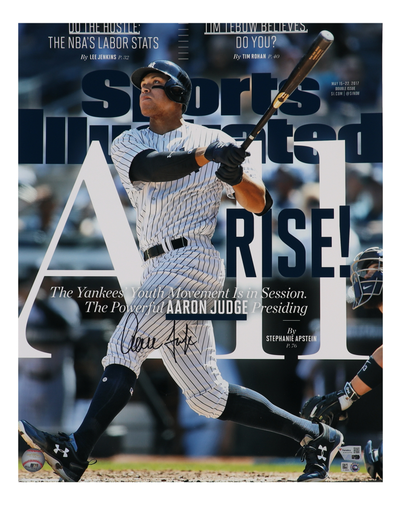 Aaron Judge Signed Yankees 16x20 Photo (MLB & Fanatics) | Pristine Auction