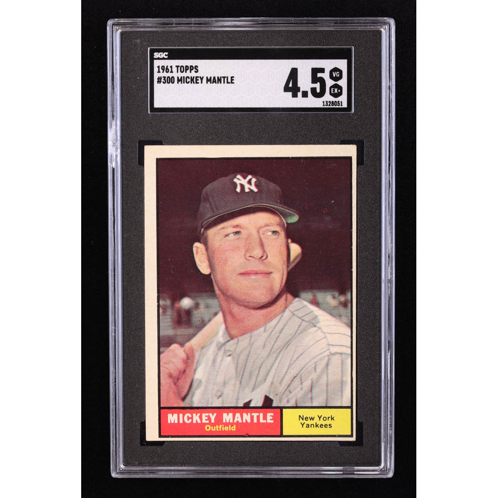 Mickey Mantle 1961 Topps #300 (SGC 4.5) | Pristine Auction