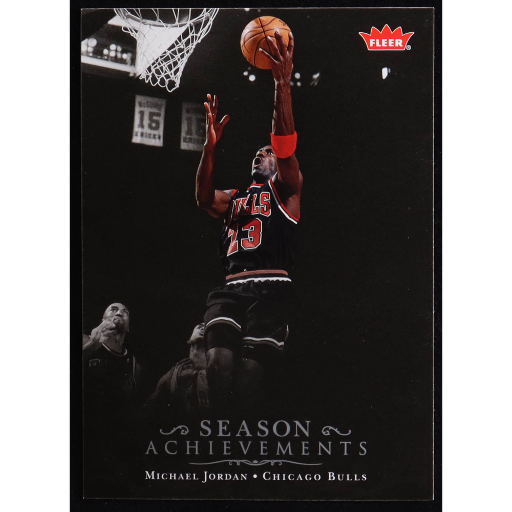 Michael Jordan 2007 Fleer Michael Jordan Season Achievements #SH9 ...